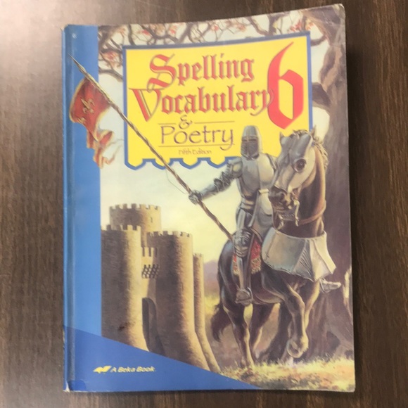 A Beka | Other | 6th Grade Spelling Vocabulary And Poetry Student Text ...